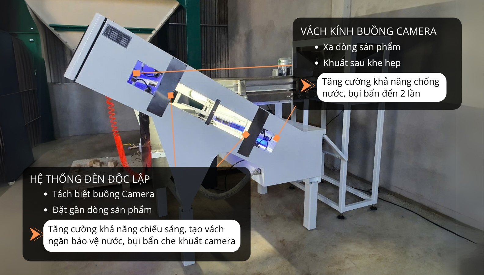 Máy tách màu/Máy bắn màu cà phê tươi SG - sgmachinery.vn